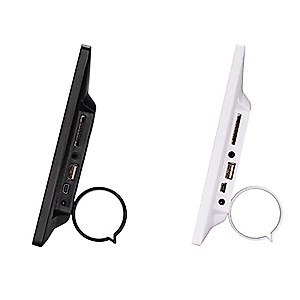 8-inch Digital Photo Frame Picture Video Player High-Definition Electronic Photo Album Can Start Automatic Loop Playback (Color : Black)