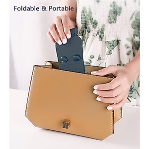 Foldable Cell Phone Stand, Portable Mobile Phone Holder, Adjustable Cell Phone Holder for Desk, Adjustable View Angle, Stable Holder for Phones