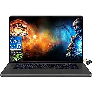 ASUS 2023 ROG Zephyrus G16 Gaming Laptop, 16" FHD 165Hz Display, 13th Gen Core i7-13620H (4.9GHz), GeForce RTX 4060, 48GB RAM, 1TB SSD, Backlit Keyboard, Wifi6, USB Type A&C, Windows 11 Home