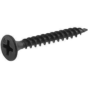 The Hillman Group 39284 6x1 Inch Fine Thread Phillips Drywall Screw, 100-Pack, 1 inches, Black