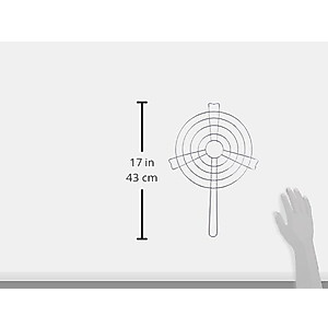 Iimusa USA IMU-6000800 Arepa Grill 9.5-inch, Silver