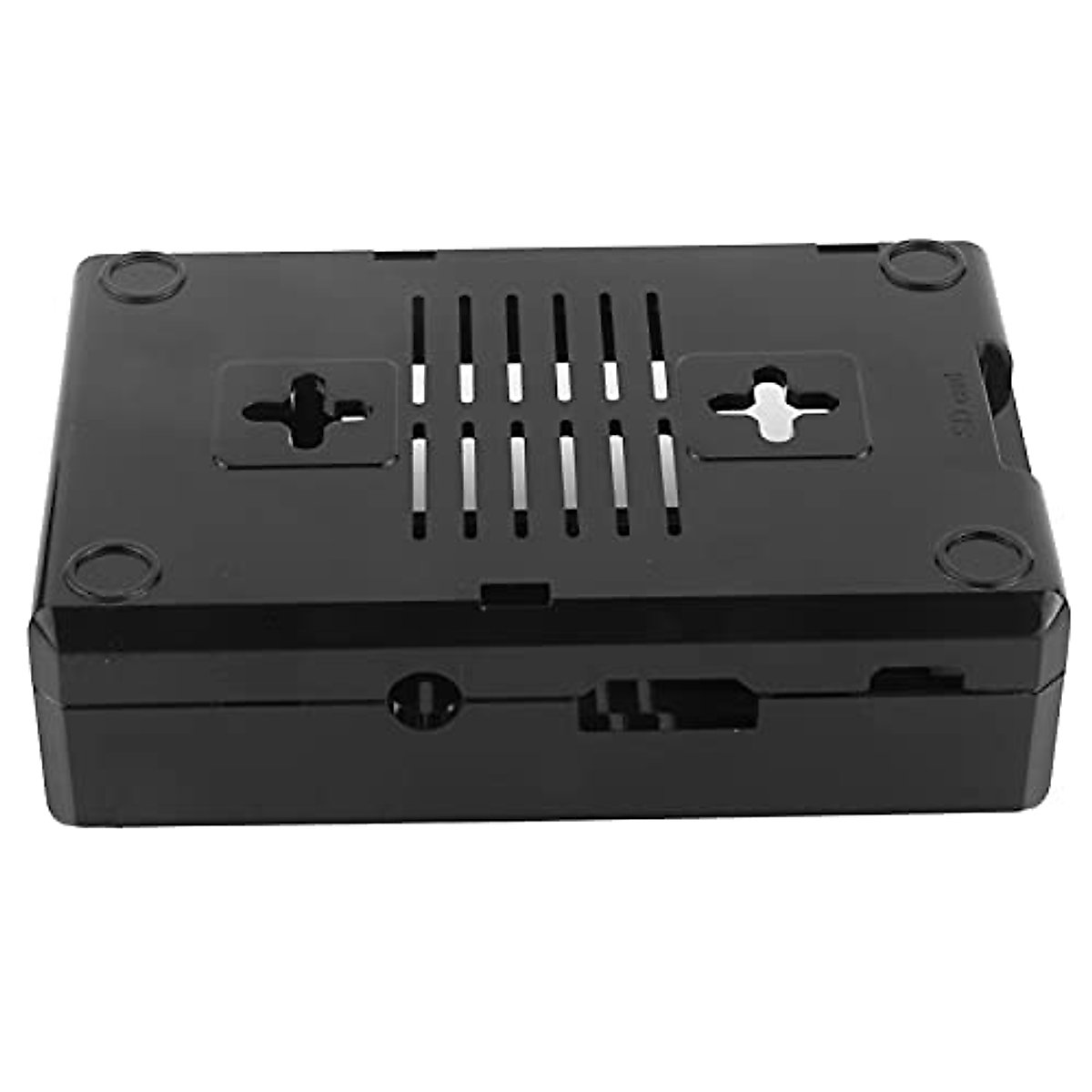 SALUTUY Protective Case for Raspberry Pi, Long Service Life Protective Shell for Raspberry Pi Four Colors Reasonable for Raspberry Pi 3B/3B+(Black)