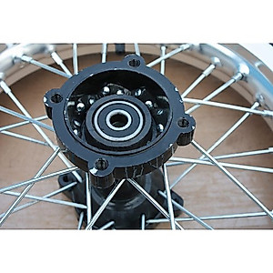 X-PRO 12" Rear Wheel Rim Tire 3.0-12 with 12mm Bearing Assembly for Dirt Bikes