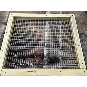 Soil sifter, 1/2" hardware cloth, great for sifting soils with large rocks