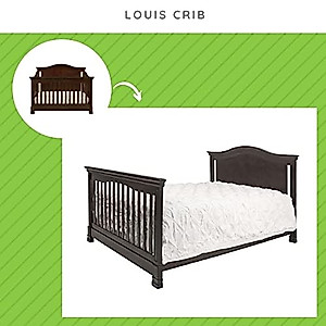 CC KITS Full-Size Conversion Kit Bed Rails for Million Dollar Baby Ashbury, Durham, Etienne, Foothill, Louis & Wembley Cribs (Espresso)