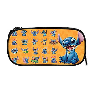 Jeinju Pencilcase Large Capacity Pencil Case Double Zipper Stationery Bag with Compartments for Boy Girl