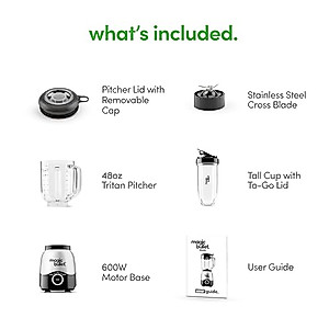 magic bullet Combo Blender, 48oz Pitcher, Blending Cup, Simple Speed Dial – MBF50200