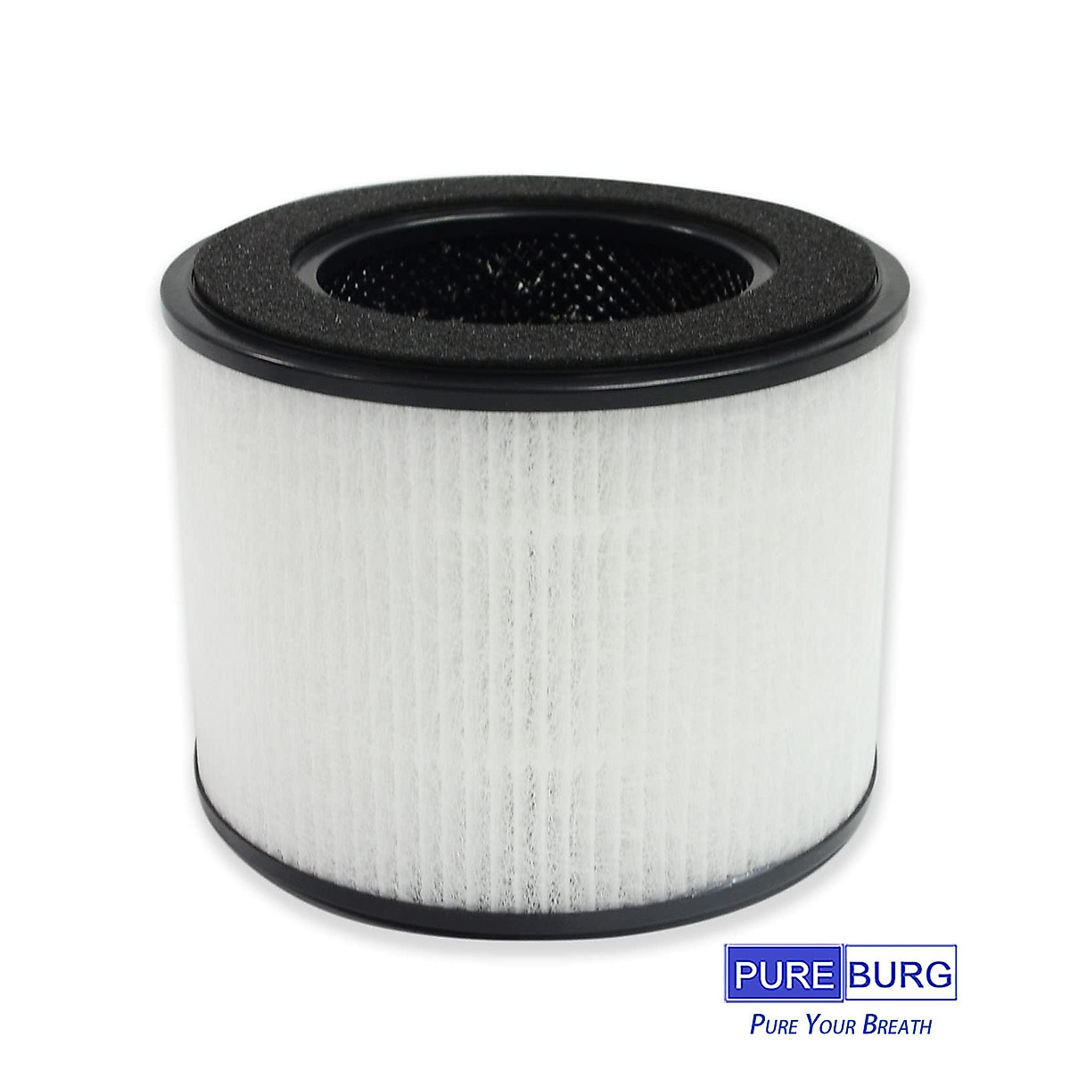 PUREBURG Replacement True HEPA Filters Compatible with Clarifion AerClear AS-AC207701-01 Air Purifier,4-Stage Filtration Activated carbon 2-in-1 Air Clean Dust VOCs,2-Pack