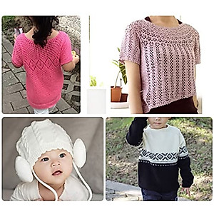 10-Pack Yonkey Monkey Skein Tencel Yarn - 70% Bamboo, 30% Cotton - Softest Quality Crocheting, Knitting Supplies - Lightweight and Breathable Fabric Threads 210 Meters