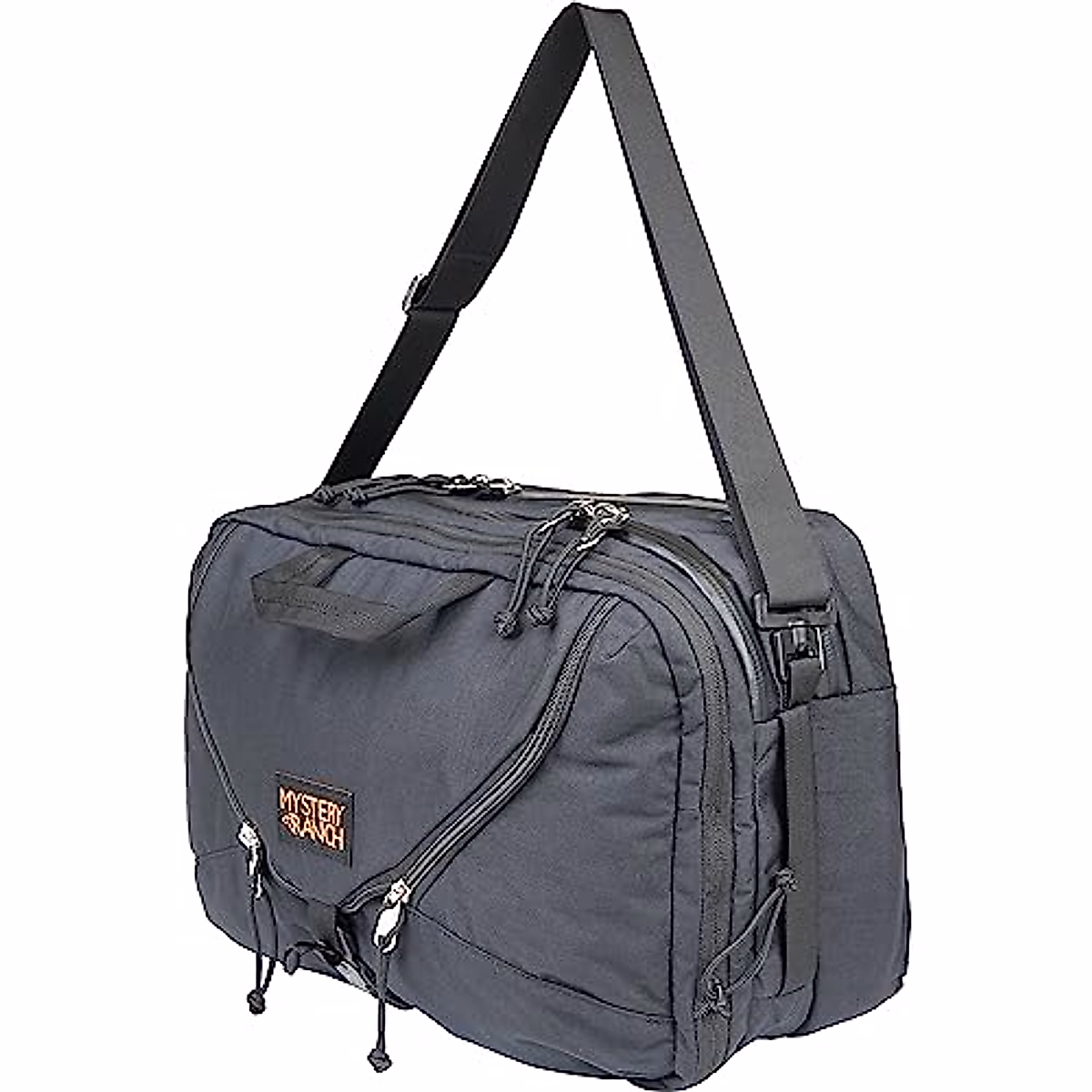 Mystery Ranch 3 Way Briefcase - Carry as Tote, Backpack and Shoulder Bag, Black, 18L