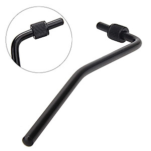 6mm/0.24" Guitar Double Tremolo Arm Whammy Bar Compatible for Floyd Rose Electric Guitar Tremolo Br idge System Parts, Black (2 Pack)