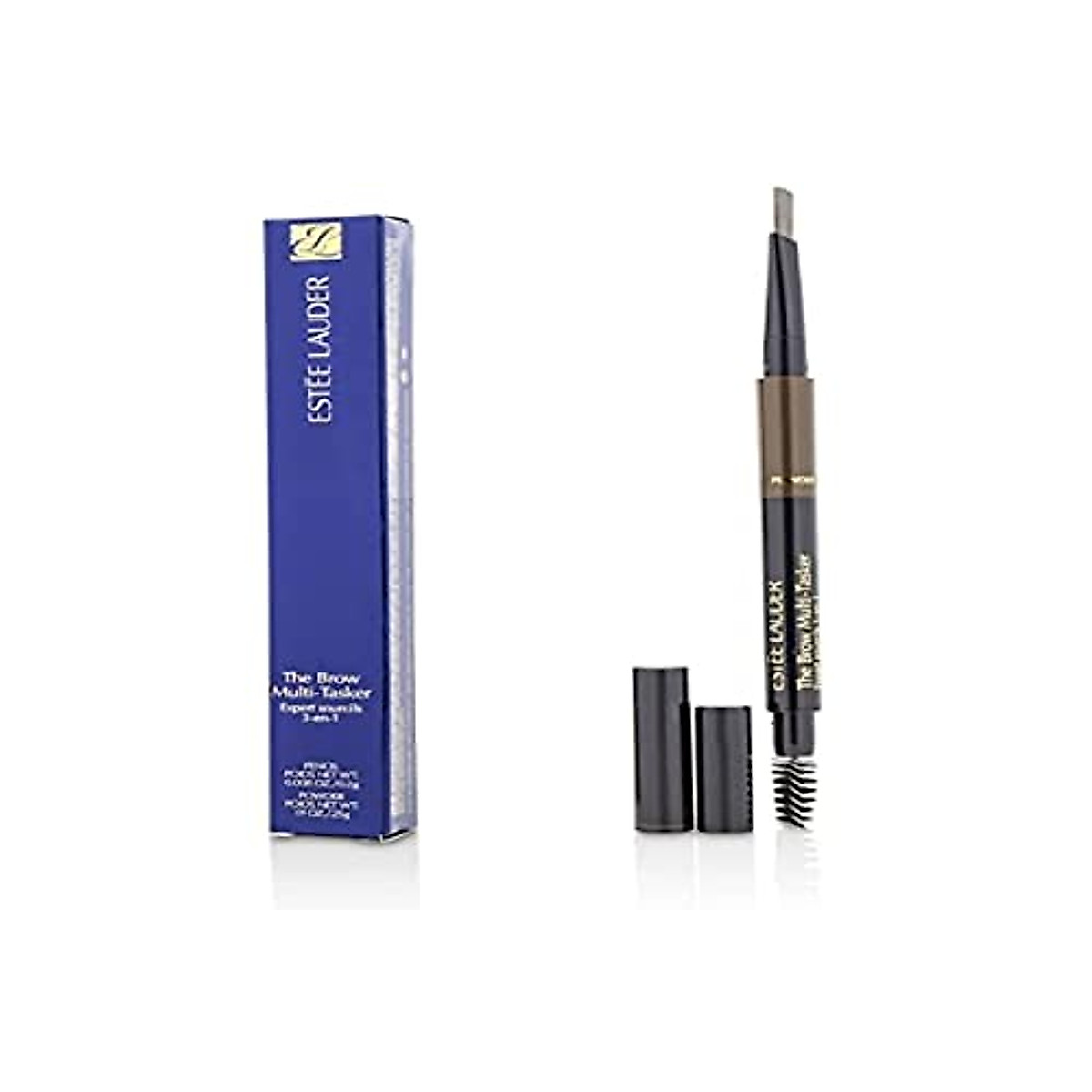 Estee Lauder The Brow MultiTasker 3 in 1 (Brow Pencil, Powder and Brush) - # 03 Brunette 0.45g/0.018oz