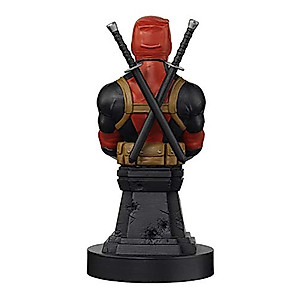 Exquisite Gaming: Marvel: Deadpool Plinth - Original Mobile Phone & Gaming Controller Holder, Device Stand, Cable Guys, Licensed Figure