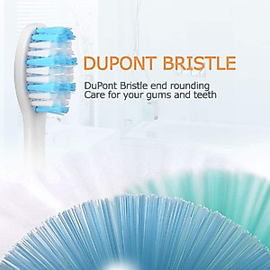 Dental Care Tools 4 D903 / D904 Replacement Brush Heads (Black) for Mornwel D01 (Color : White)