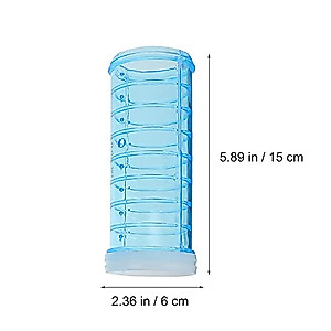 PATKAW Hamster Tubes, 1 Set Hamster Tunnels DIY Hamster Cage Accessories Guinea Pigs Tunnel Tube Toys Hamster Hideout for Small Animals to Exercise and Play (Blue)