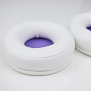 MOLGRIA Ear Pads Cushion, Replacement Earpads for HyperX Cloud Alpha- Compatible with ATH M40X/M50X /M50XBT / HyperX Cloud 1 & 2 / SteelSeries Arctis 3/5 / 7 / 9X Pro/Stealth 600 Headphones(White)