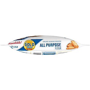 Gold Medal All Purpose Flour with Resealable Bag, 4.25 pounds