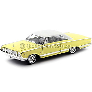 Road Signature 92568Y 1964 Mercury Marauder Yellow 1/18 Diecast Model Car