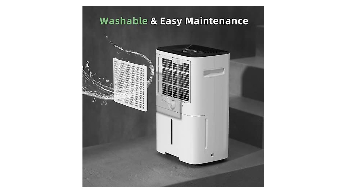 HOGARLABS 30 Pint Dehumidifiers Up to 2000 Sq Ft for Continuous ...