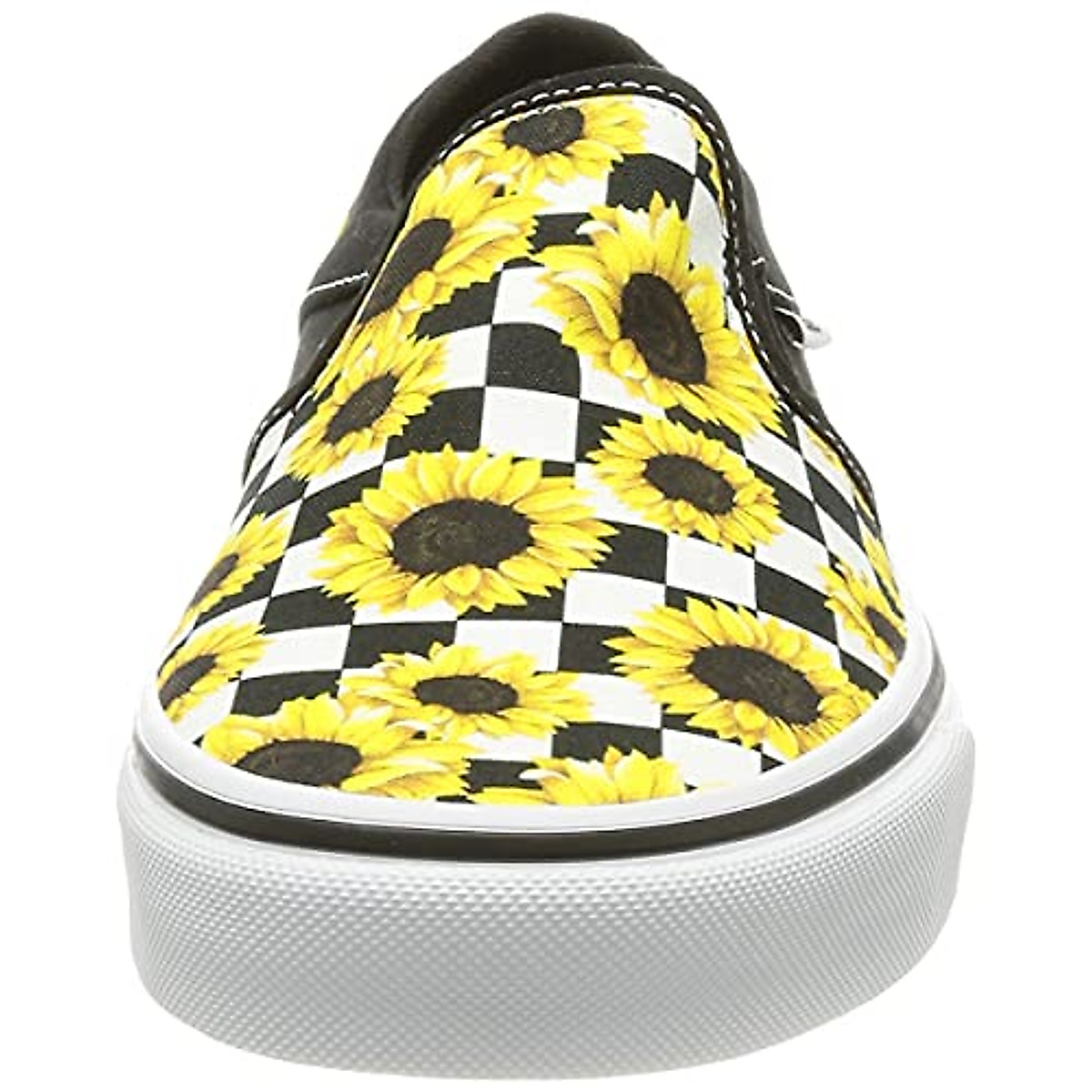 Vans Women's Low-Top Trainers Sneaker, Sunflower Checker Multi White, 8