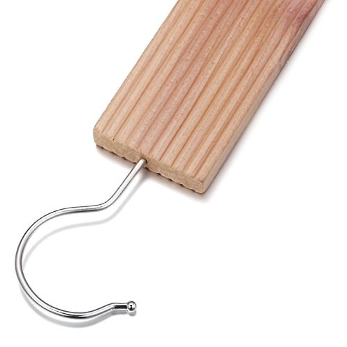kilocircle [Newly Upgraded:Hook Assembled] Cedar Hang ups for Closet 20pcs with Cedar Fragrance-Standard Size 6.5’’x1.9'’X0.5''