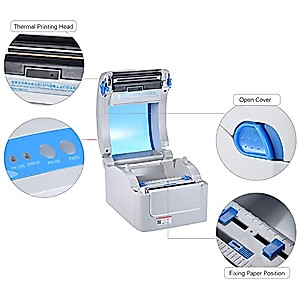 n/a Thermal Shipping Label Printer Shipping Address Printer E-Waybill Printer for Express Logistics Supermarket