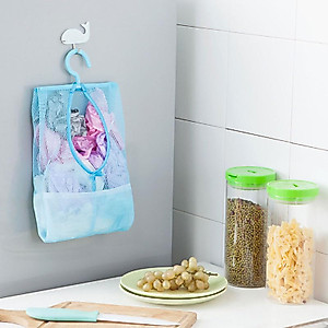 PRETYZOOM Mesh Clothespin Bag Mesh Clothesline Bag Clothesline Bag for Bathroom