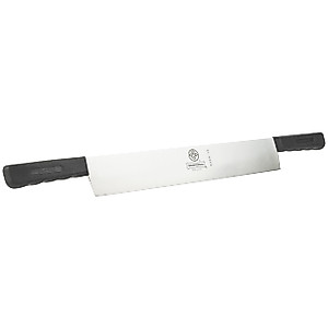 Mundial 16-inch High Carbon Stainless Steel Blade Cheese Slicer with 2 Black Handles (24-inch total)