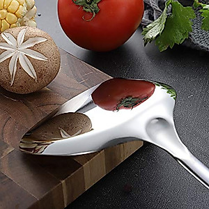 6 Pcs Stainless Steel Kitchen Utensil Wood Handle Cooking Tools Set Ladle Spoon for Restaurant Kitchenware Set