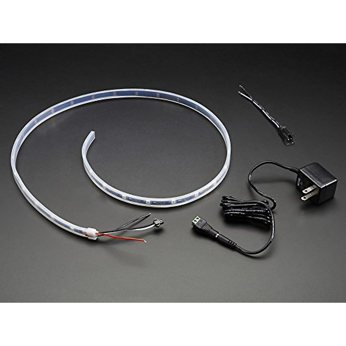 Adafruit NeoPixel LED Strip Starter Pack - 30 LED meter - Black [ADA2562]