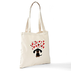 CafePress Cute Dachshund Tote Bag Canvas Tote Shopping Bag