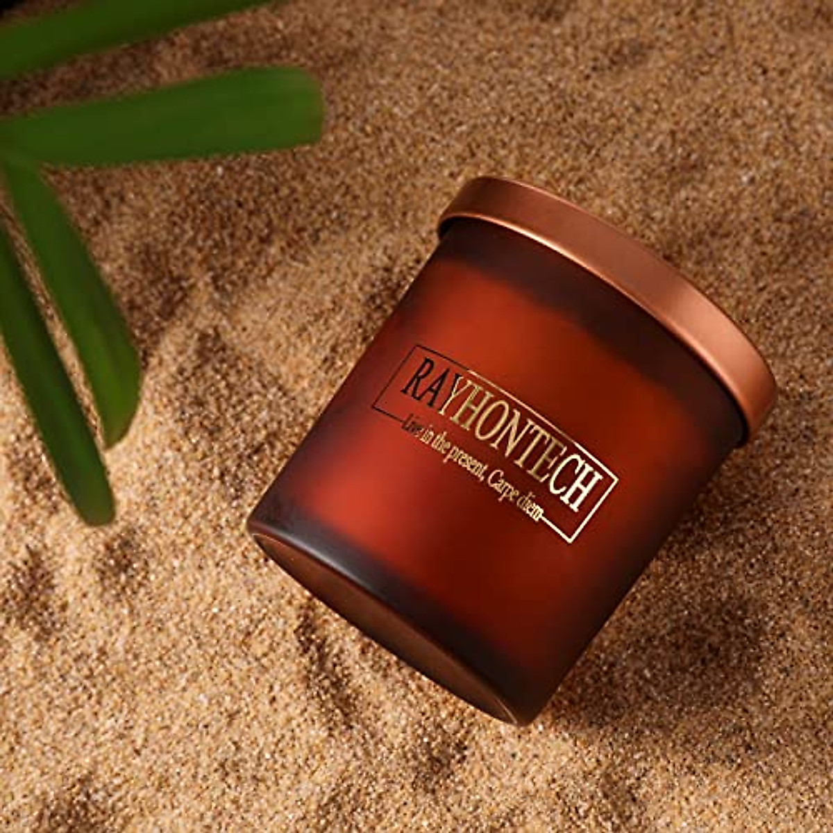 English Pear Freesia Soy Candles in Jars Scented, Aromatherapy Candle Gift for Men, Long Lasting Candles for Home Scented, 7.8Oz