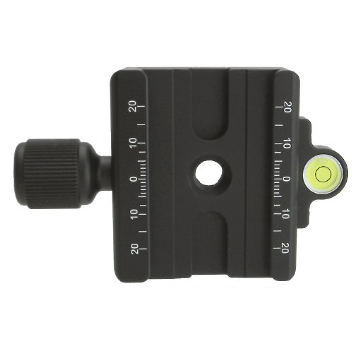Desmond DAC-60 60mm QR Clamp 3/8" w 1/4" Adapter & Level Arca-Swiss Compatible for Tripod Head Quick Release