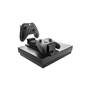 Nyko Modular Charge Station EX - 2 Port Controller Charging Station with 2 Rechargeable Battery Packs and USB 3.0 Passthrough for Xbox One, Xbox One S and Xbox One X