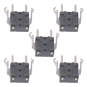 eXtremeRate 5 Pcs Replacement 4 Pin Left Right Shoulder Trigger L/R Key Button Micro Switch for Gameboy GBA SP Game Console