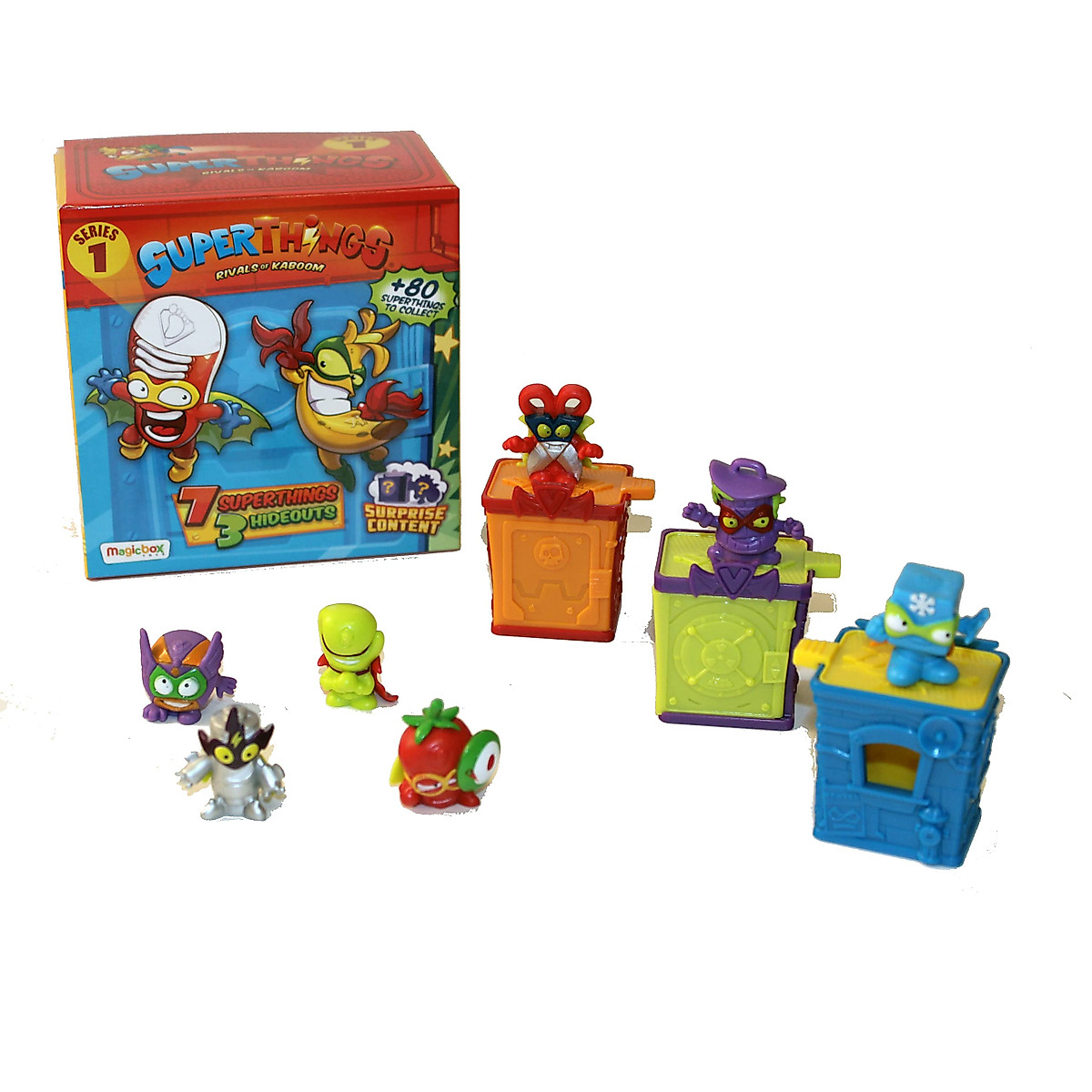 SUPERTHINGS RIVALS OF KABOOM Limited Edition Small Box Assortment of 10 Superthings Series 1, Multicoloured