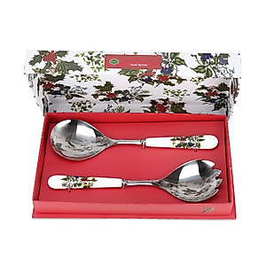 Portmeirion Holly and Ivy Salad Server Set