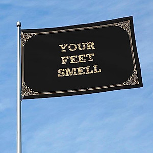 Room Decor Flags Your Feet Smell Flag Posters For College Dorm Dorm Room Accessories (Color : Colour, Size : 30X45CM)