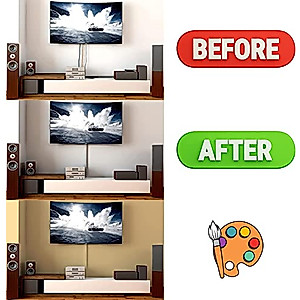 Cord Hider for Wall Mounted Tv Kit 315" Paintable White Baby and Pets Proof Electrical Strip Cord Cover Cable Hider Cable Raceway Wire Covers for Cords Wire Hider Cable Cover Cord Cable Concealer