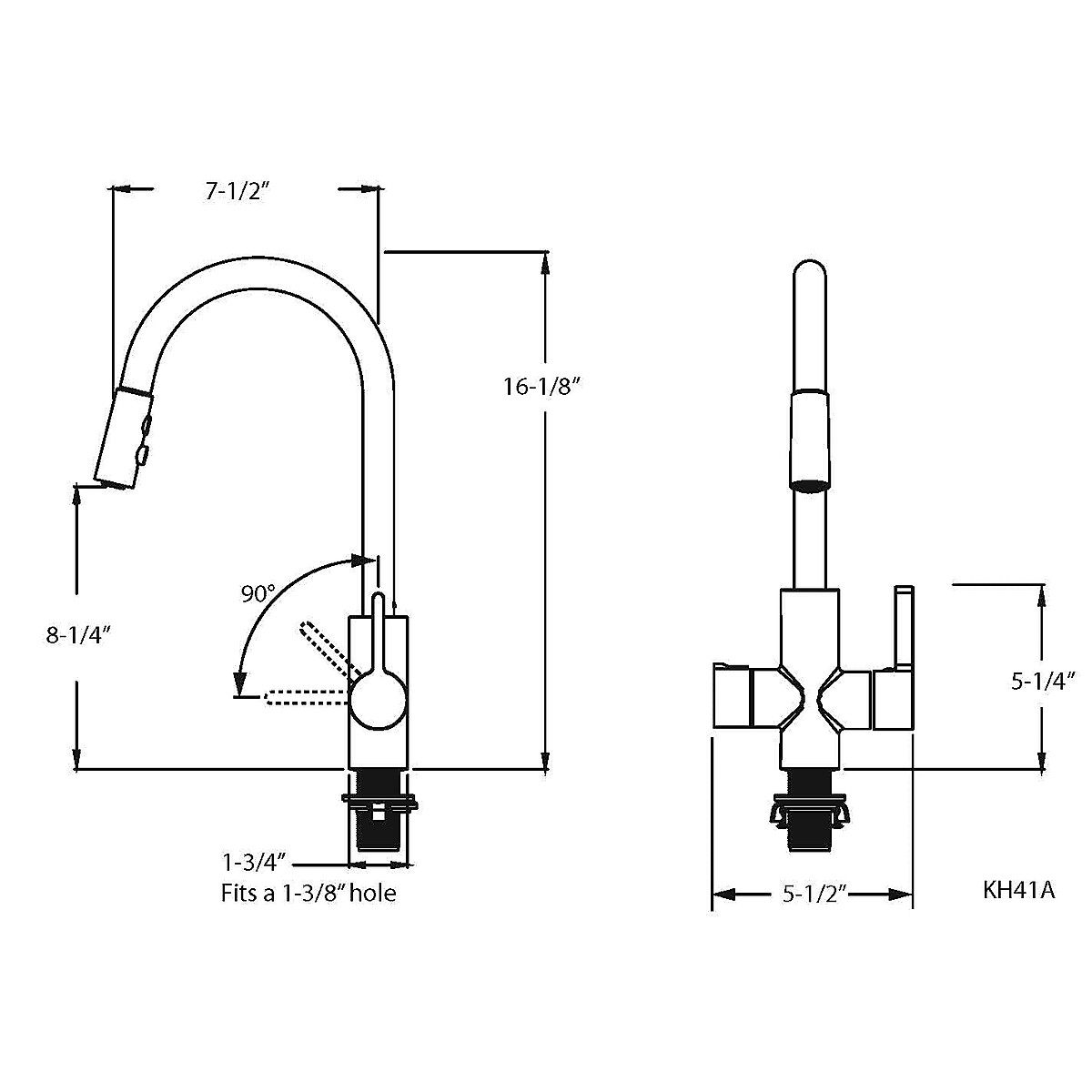 Westbrass KH41AK-62 HotMaster 4 in 1 Kitchen Faucet Kit with Dual Mode Pull Out Spray Head, DigiHot Instant Hot Water Tank and Two in-Line Water Filter System, Matte Black
