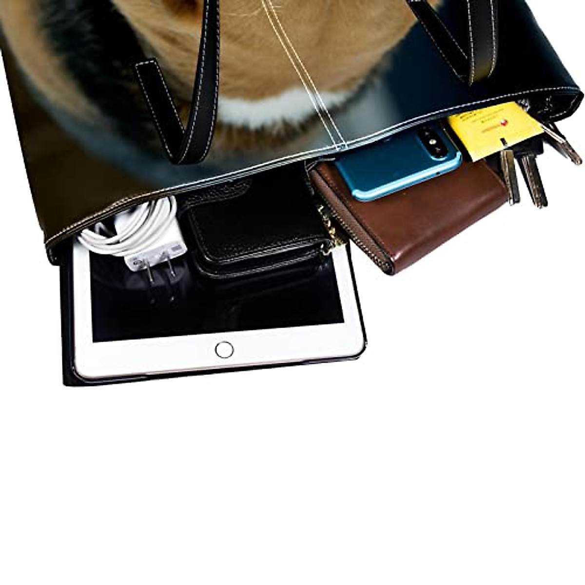 Women's Large Size Canvas Shoulder Bag Hobo Crossbody Handbag Casual Tote, Beagle Dog Animal