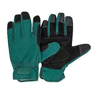 Berry&Bird Rose Pruning Thorn Proof Gardening Gloves for Men and Women, Puncture Resistant Gardening Glove, Gardening Glove for Bushes, Best Gardener Gift, Dark Green (Pack of 1)