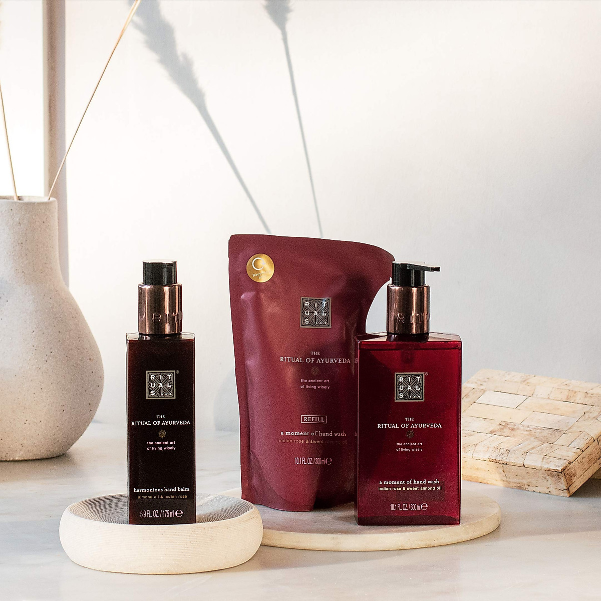 RITUALS The Ritual of Ayurveda Hand Lotion, Hand Wash and Refill Set