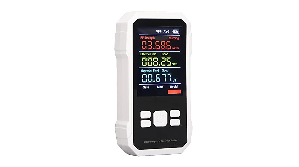 Handheld Radiation Detector, Digital Geiger Counter Dosimeter RF ...