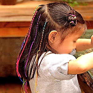 1mm Stretchy Bracelet String, Sturdy Rainbow Elastic String Elastic Cord for Jewelry Making, Necklaces, Beading and Crafts