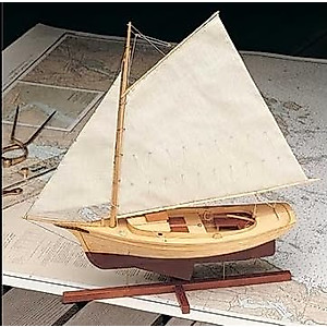 Midwest 951 - Muscongus Bay Lobster Smack 1:24 Model Kit to Build - Model Ship Kit with All Tools, Glue and Paint You Need to Assemble - Easy to Build