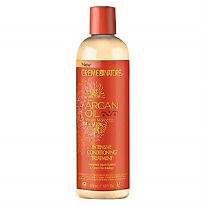 "Creme of Nature Argan Oil Trio Set (Moisture & Shine Shampoo, Intensive Conditioning Treatment, Oil Moisturizer)"