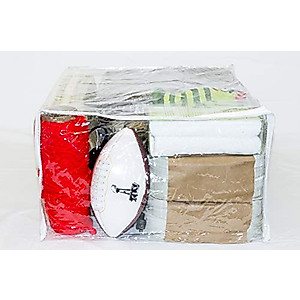 Vinylpac See-Through Plastic Sweater Clothing Storage Bags 17 x 20 x 10 Inch 10-Pack (Clear, Dust and Moisture Resistant)…