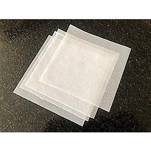 Subli-Cloth Cotton Sublimation Dark & Light Cloth Fabric Figure Sheets Square 10cmx10cm (3.9x3.9 Inch) (x 40 Units)