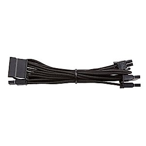 Corsair CP-8920186 Premium Individually Sleeved SATA Cable, Black PSUs 29.5 inches